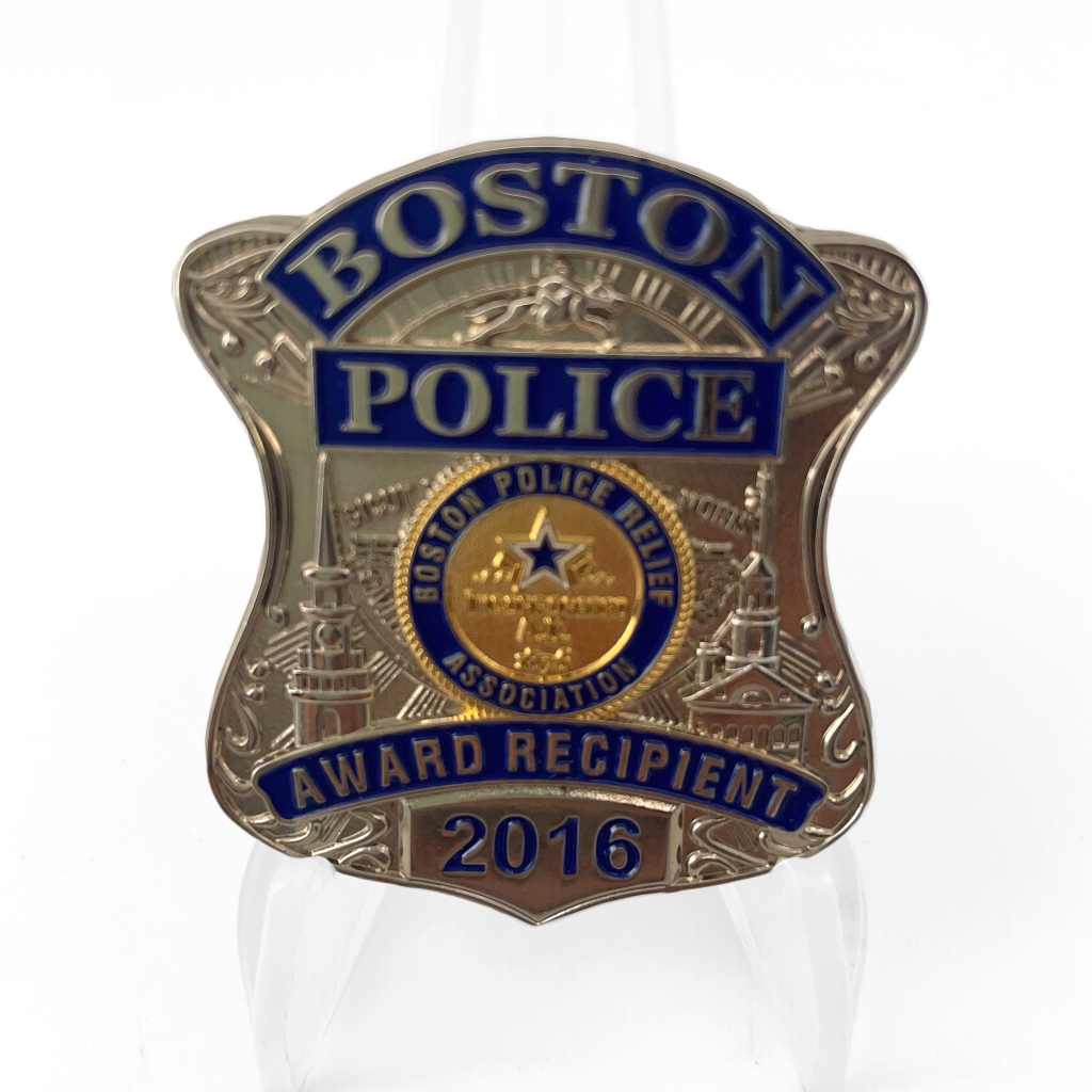 Boston BPD Challenge Coin – Antique Gold Law Enforcement Collectible ...