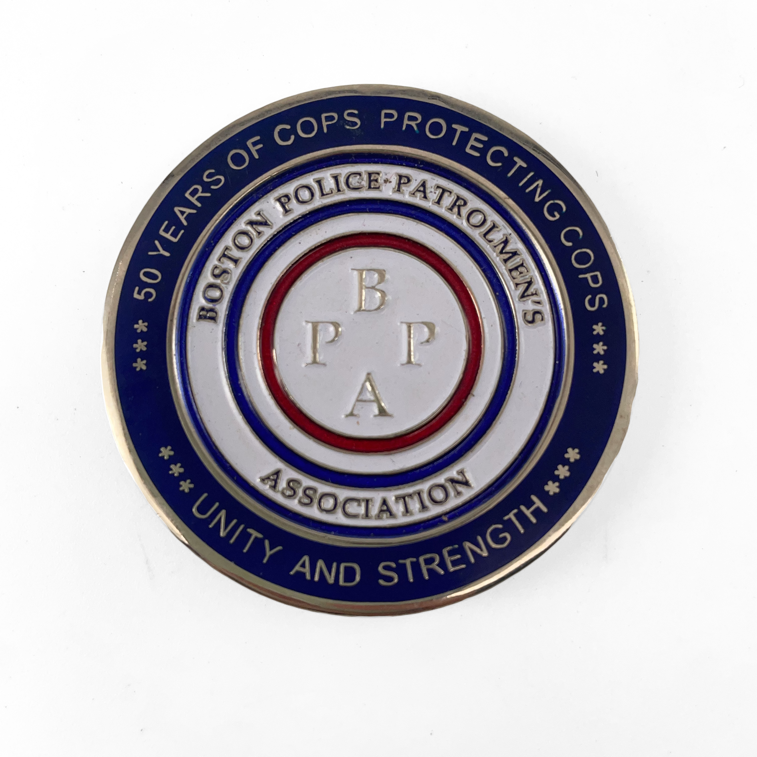 Boston Police Challenge Coin - Green Tree Gifts