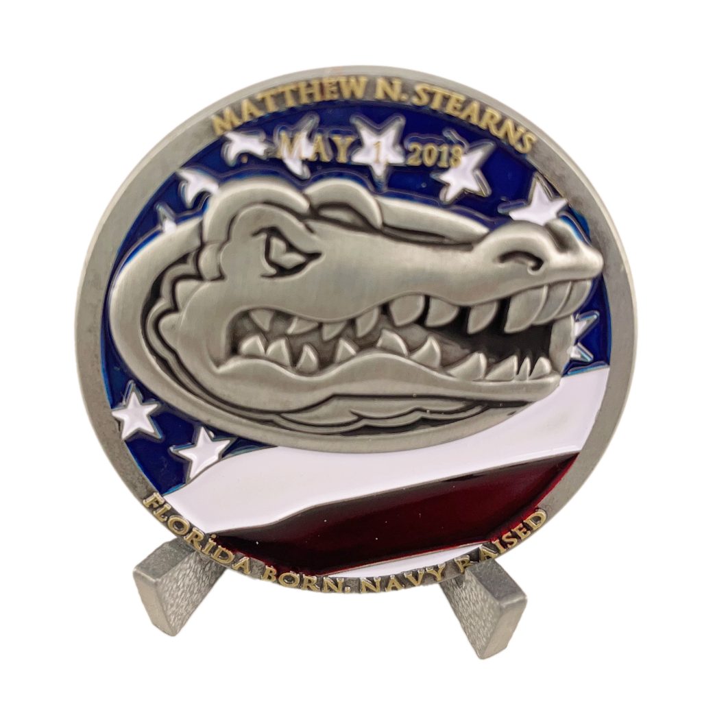 USN Challenge Coin For Matthew N. Stearns - Green Tree Gifts